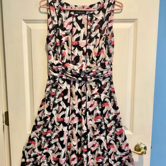 Perceptions | Dresses | Perceptions New York Sleeveless Pinkblackwhite ...